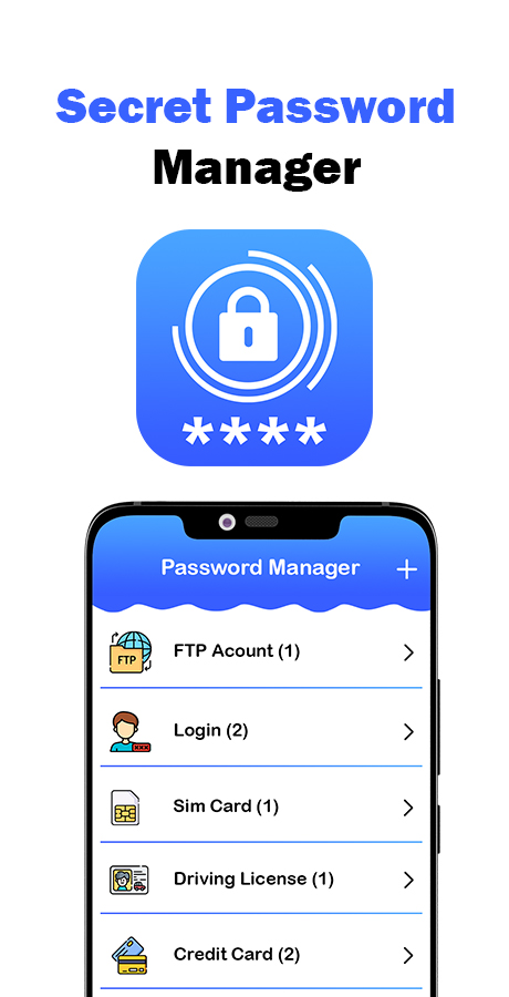 Secret Password Manager - Password Keeper - Password Safe - Save Password - PassCode Manager by ...
